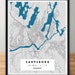 SARPSBORG Map, City Poster, Norway, Sarpsborg Kart, Map of Sarpsborg ...