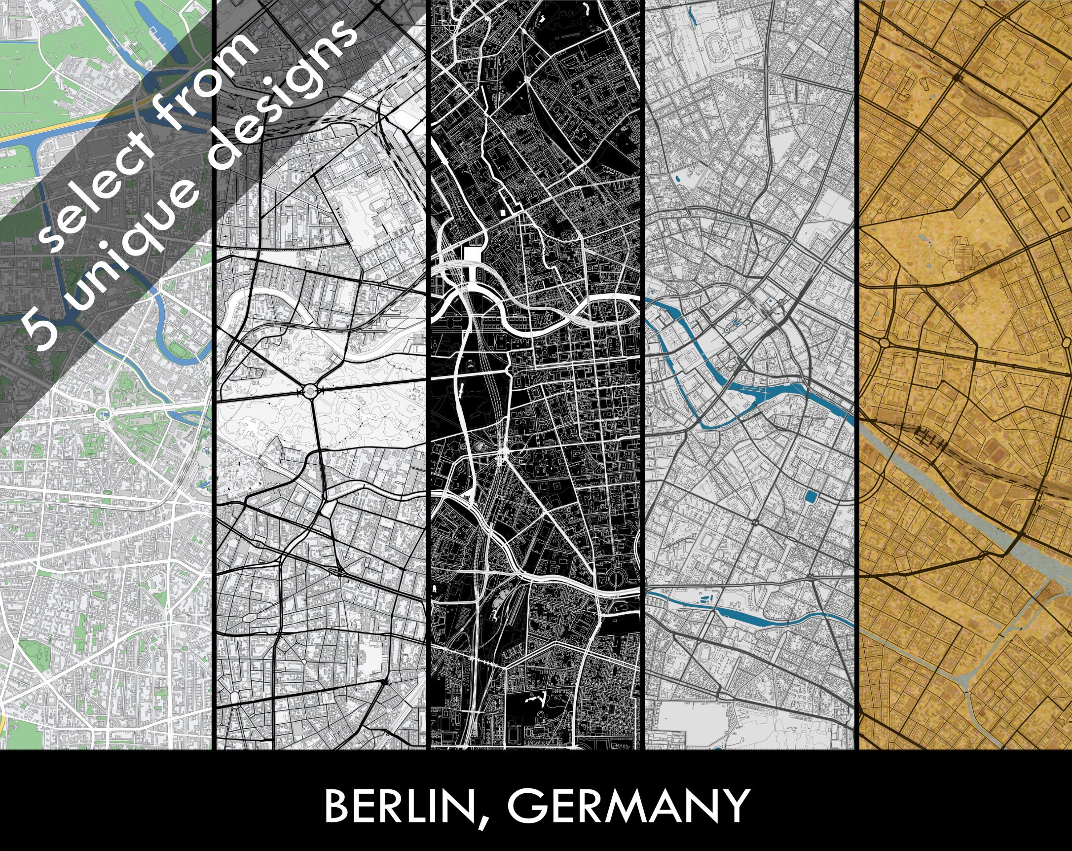 BERLIN Map City Poster Berlin Karte Digital Download Ready - Etsy BERLIN Map City Poster Berlin Karte Digital Download Ready - Etsy