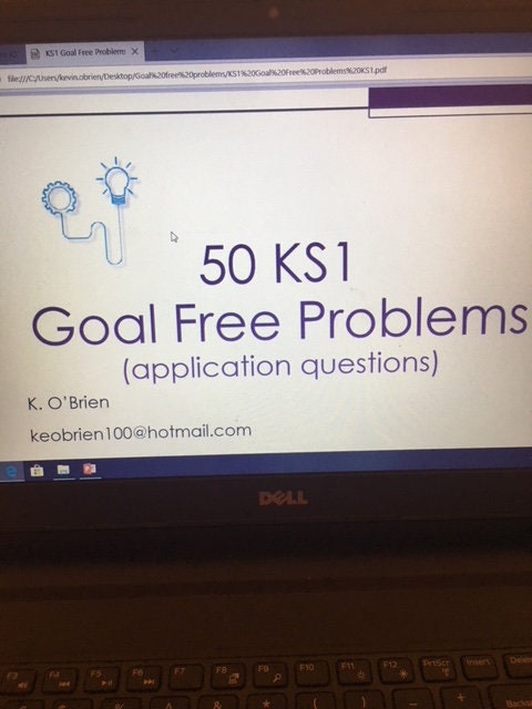 KS2 and KS1 Goal Free Problems - Etsy