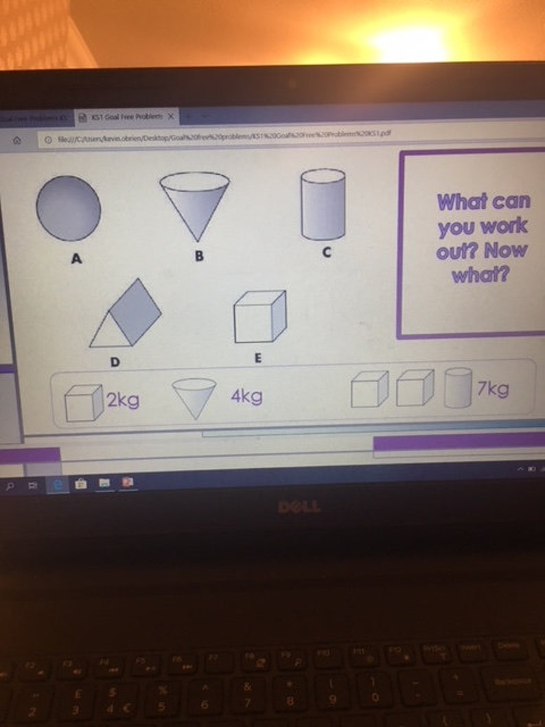 KS2 and KS1 Goal Free Problems - Etsy