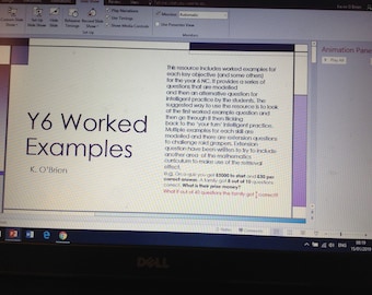 Year 6 Examples and Non Examples Powerpoint Slides/pdf. Covers Majority ...