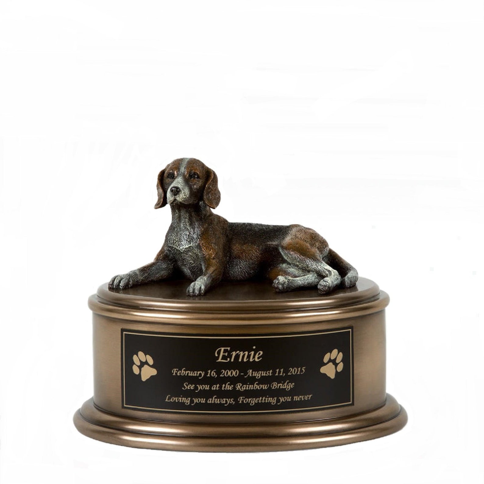 Perfect Memorials Custom Engraved Beagle Figurine Cremation - Etsy