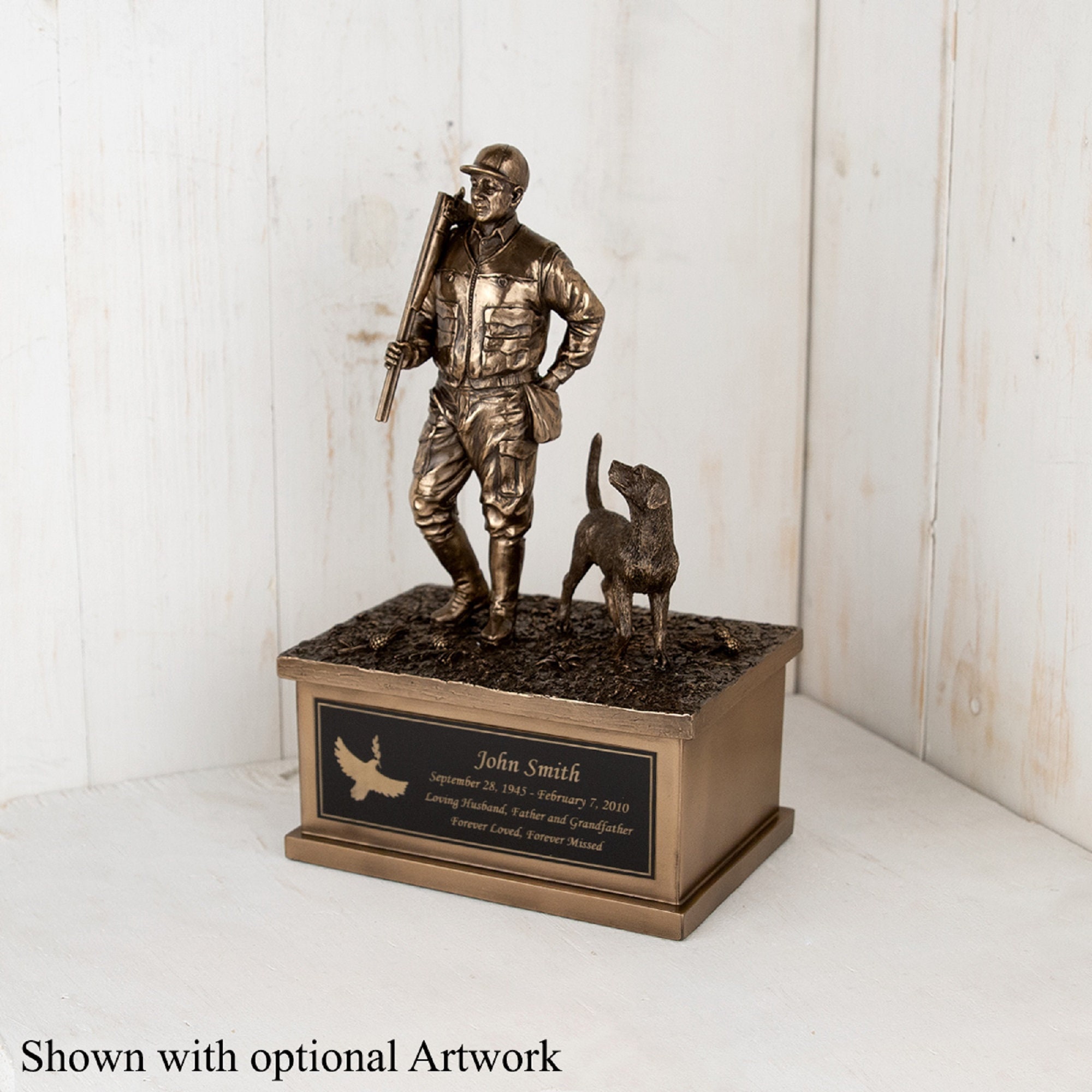 Perfect Memorials Custom Engraved Small Hunter and Dog - Etsy