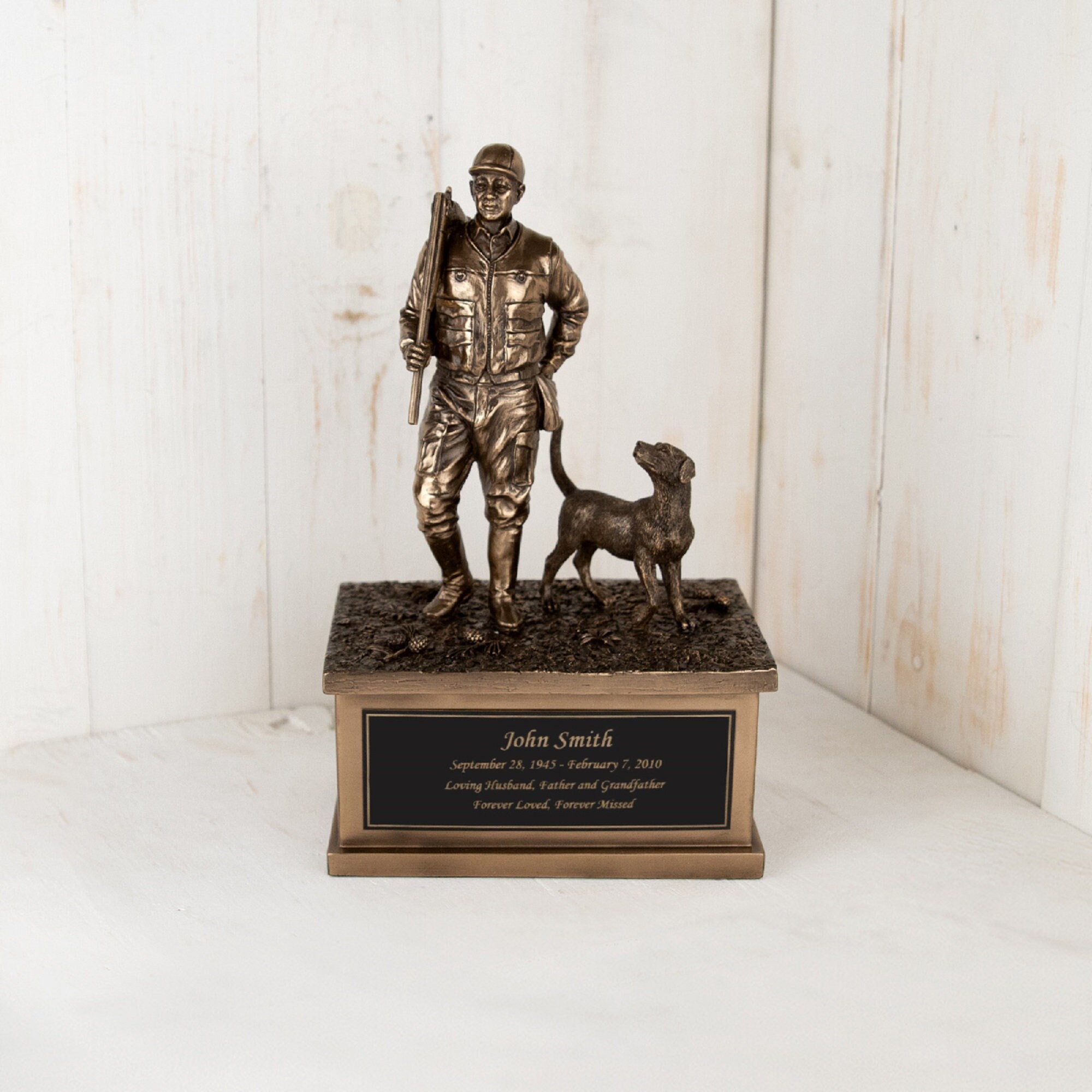 Perfect Memorials Custom Engraved Small Hunter and Dog - Etsy