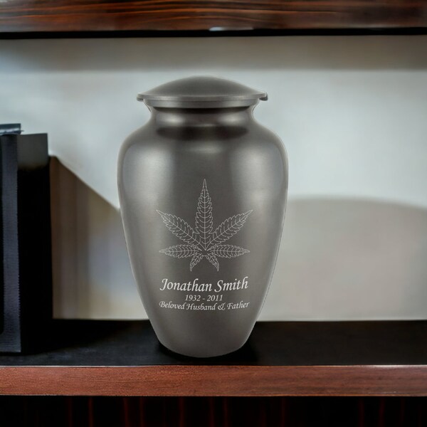 Marijuana Leaf Urn - Etsy