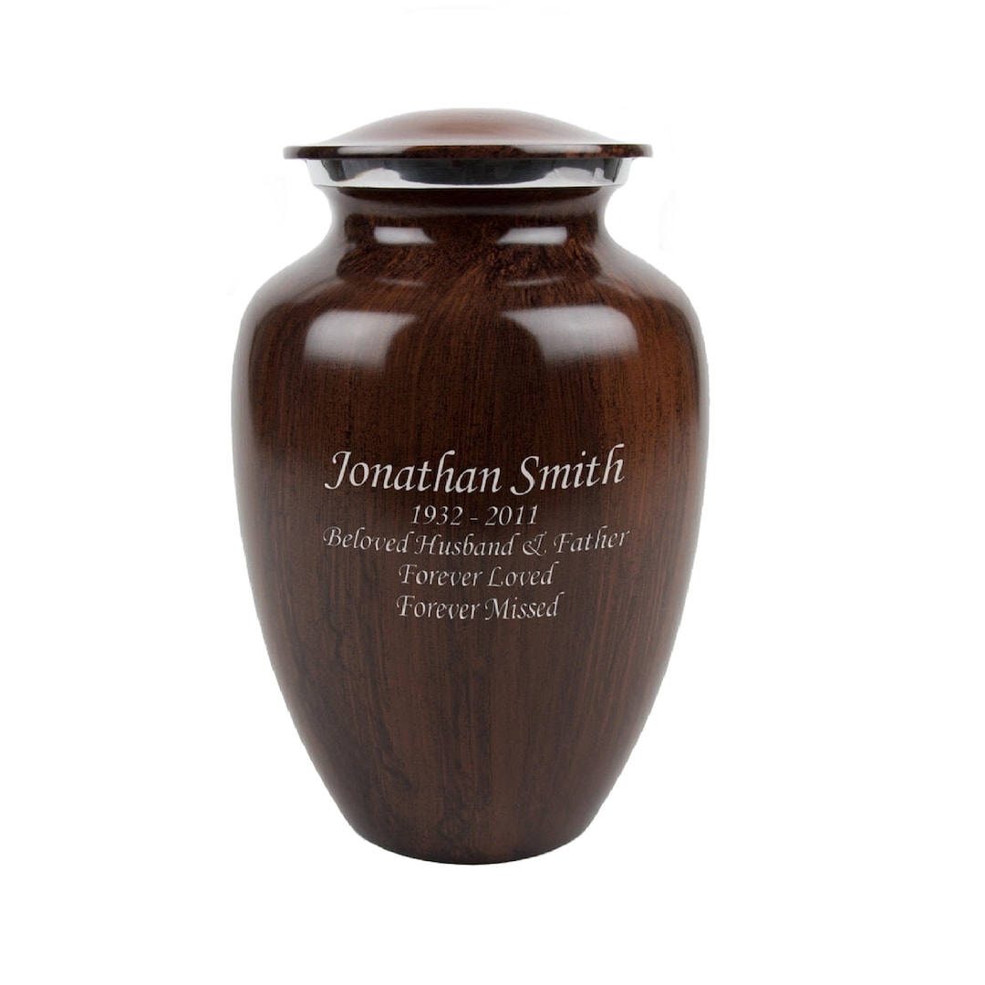 Perfect Memorials Custom Engraved Extra Large Woodland Cremation Urn - Etsy