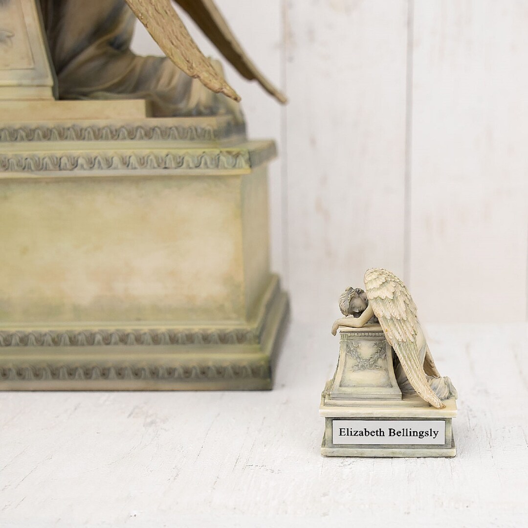 Perfect Memorials Custom Engraved Weeping Angel Keepsake Cremation Urn ...