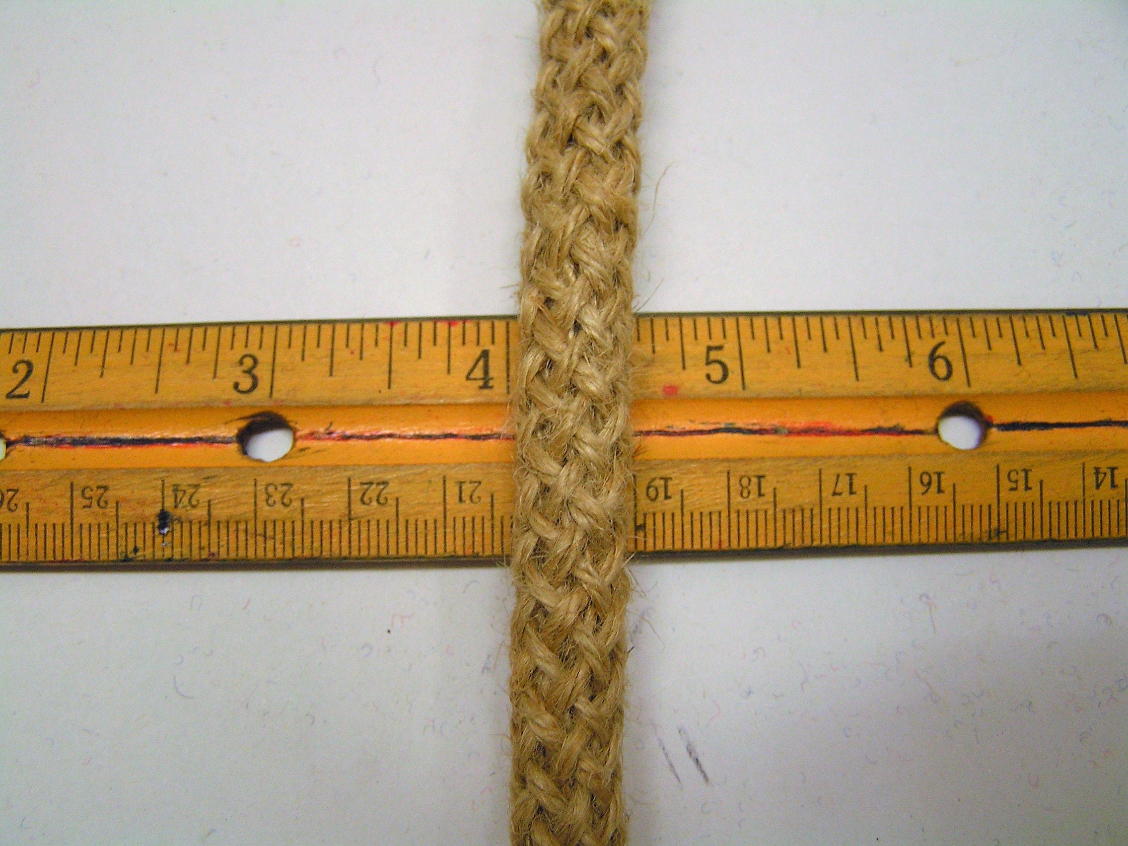 1/2 2x12 Ply Natural Jute Tubular Braid 10 Yards - Etsy