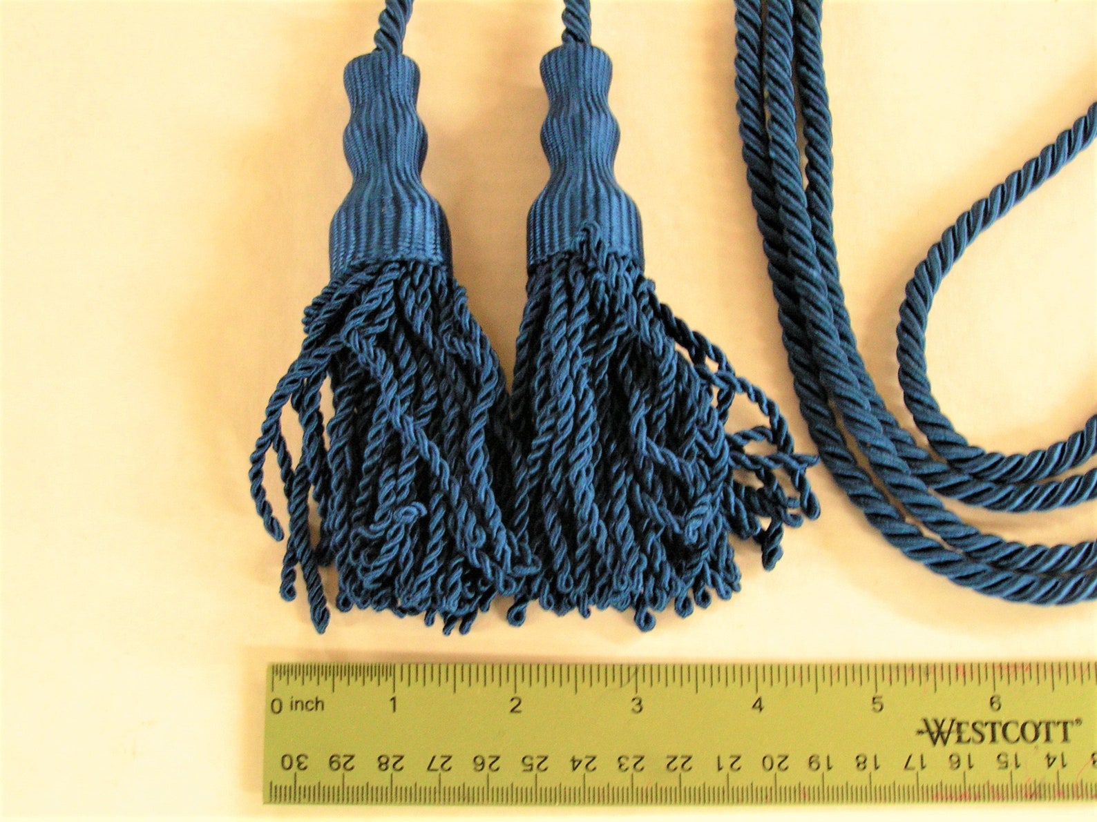 Vibrant Navy Blue Flag Cord 9-foot Long With 5-inch Bullion - Etsy