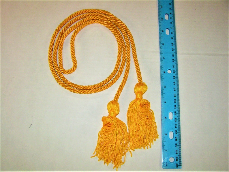 Gold flag Gold/academic Gold Graduation Honor Cord / Tassel Belt - Etsy