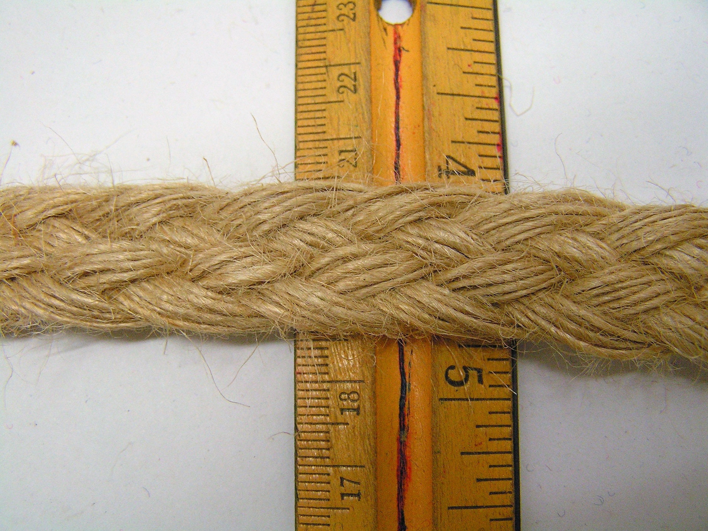 3/4" Natural Jute Flat Braid 10 Yards - Etsy