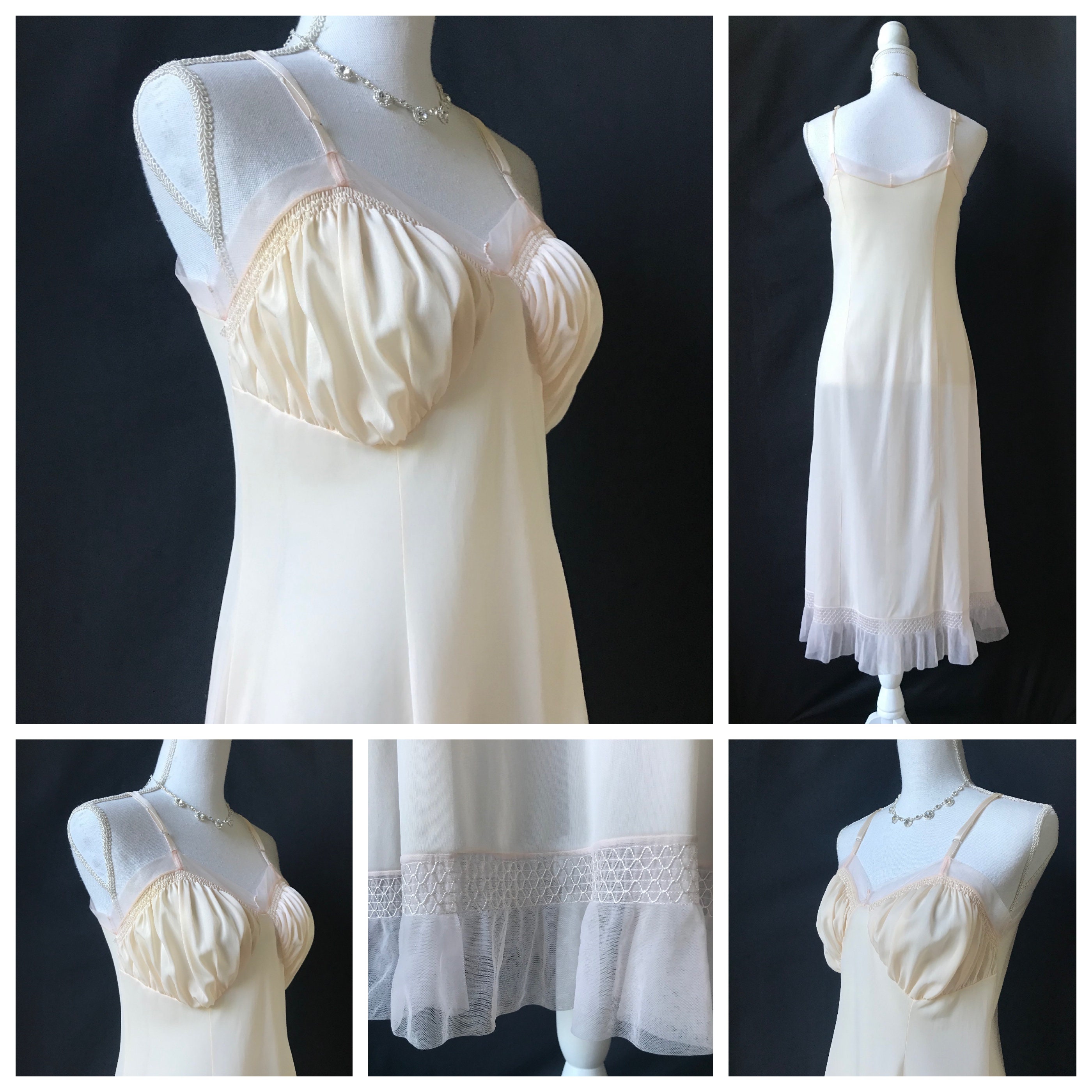 Vintage Creamy / Champaign / Lightish Pink Slip by Munsingwear Size ...