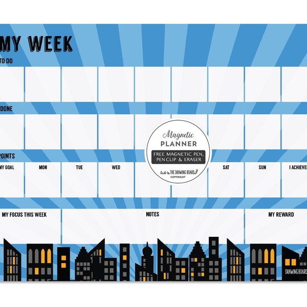 Magnetic Chore Chart - Etsy Australia