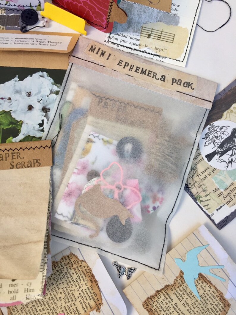 Junk Journal Kit, Junk Journal Pack, Junk Journal Kit, Ephemera ...