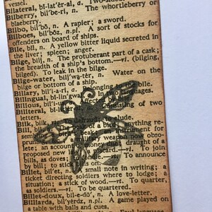 Vintage Dictionary Bumble Bee Bookmark, Bee Gift, Anniversary Gift ...