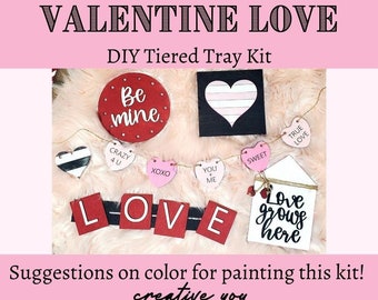 Love Grows Here - DIY Interchangeable Inserts - Tiered Tray Decor ...