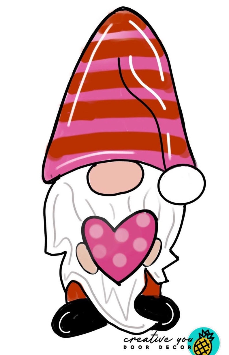 Valentines Day Gnome Door Hanger - Etsy