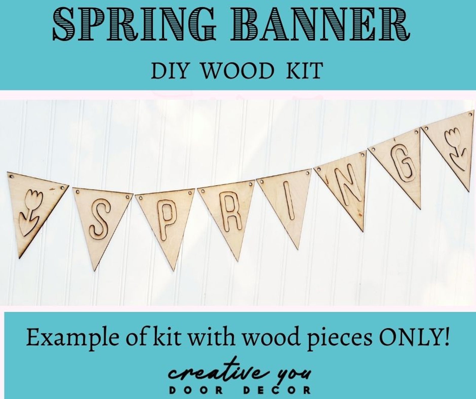 DIY Spring Banner Kit - Etsy