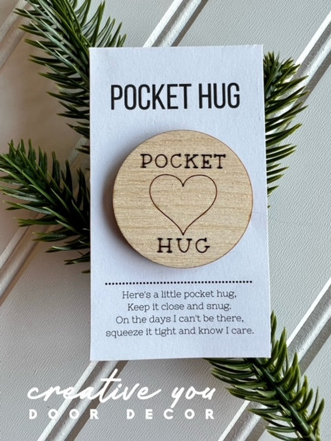 Pocket Hug | Hug Token | Miss You Gift | Virtual Hug | Positive ...
