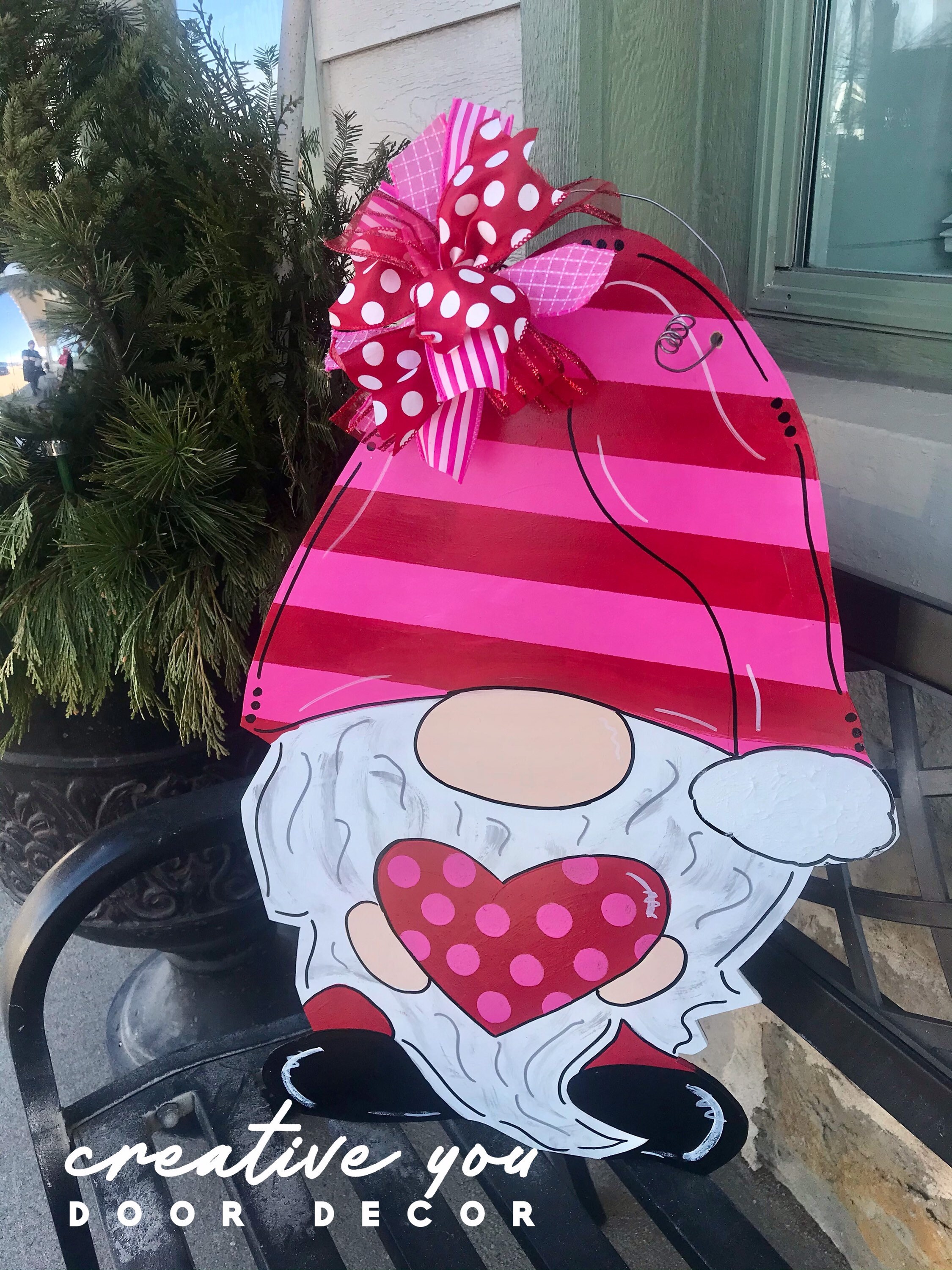 Valentines Day Gnome Door Hanger - Etsy