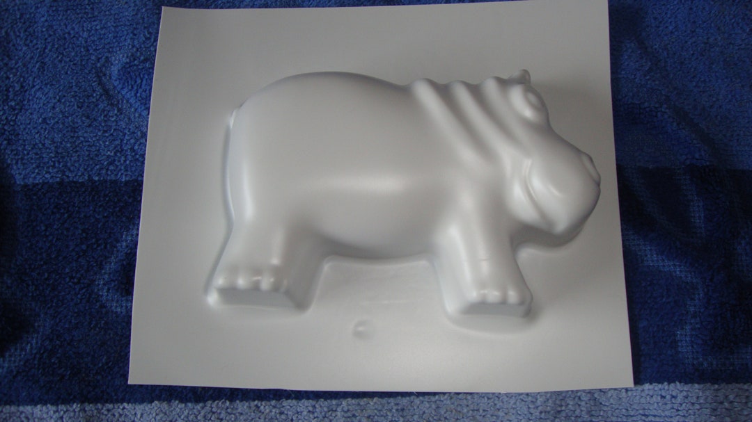 Hippo Shape, Hippo Cast, Satisfied, for Soap, Plaster, Concrete and ...