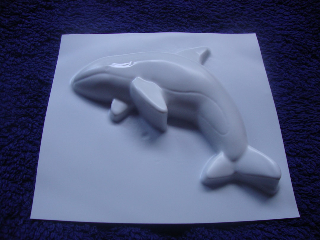 Whale Casting Mold, Whale Mold, Large, No. 2, for Soap, Plaster ...