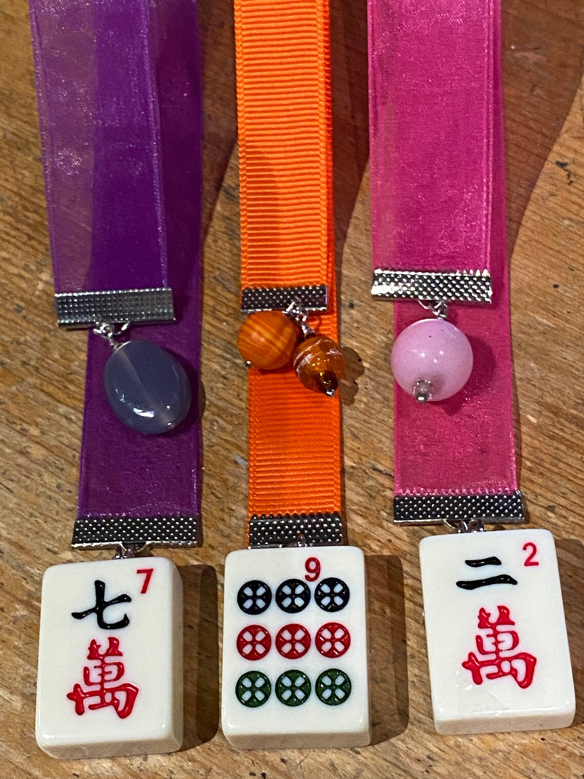Mahjong Ribbon Bookmarks Choose One or Two or Even All for - Etsy