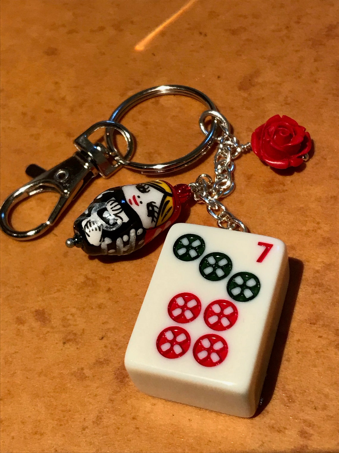 Choose Your Mahjong Keychain Which One Suits You Full Size - Etsy Canada