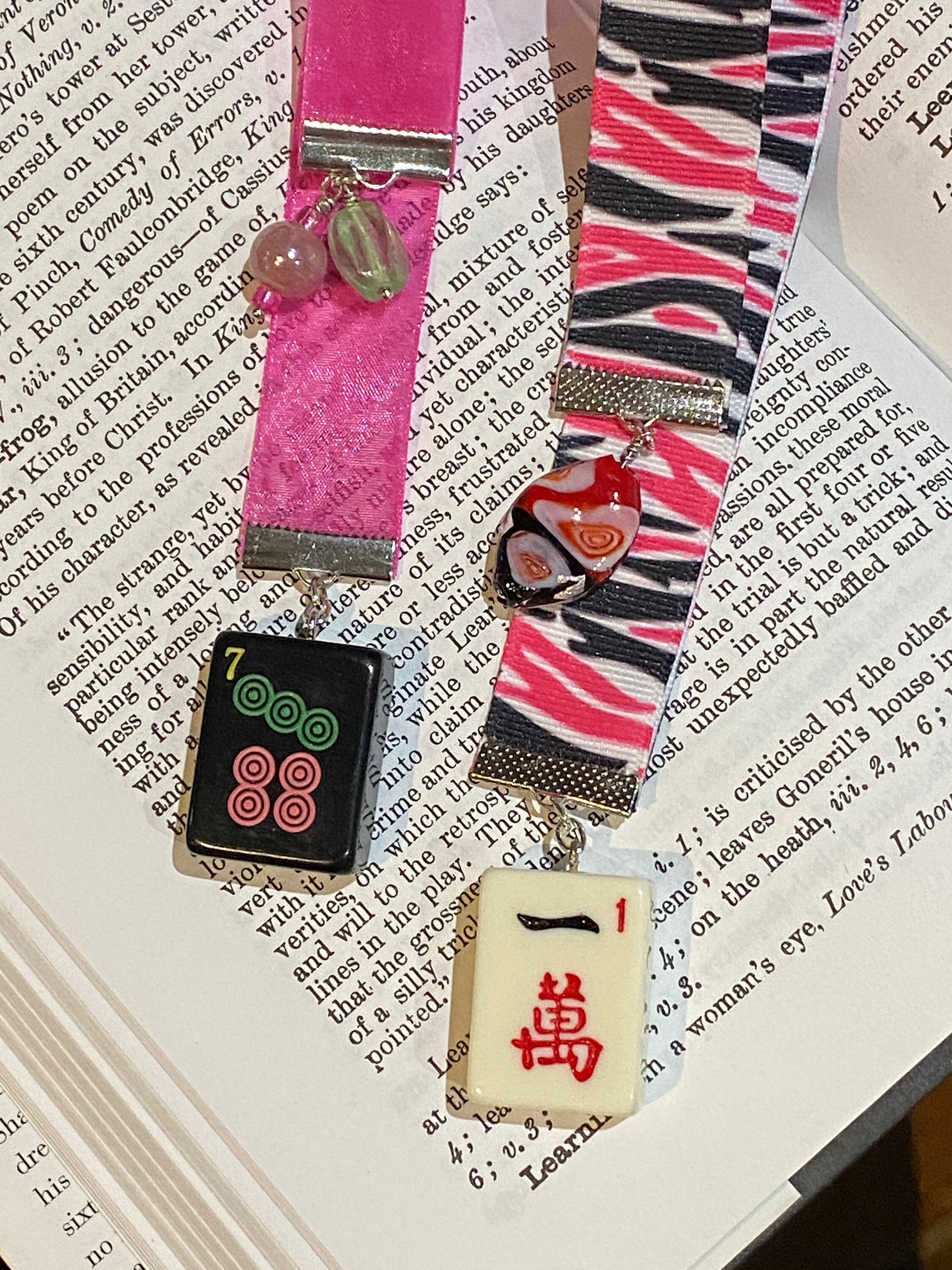 Mahjong Ribbon Bookmarks Choose One or Two or Even All for - Etsy