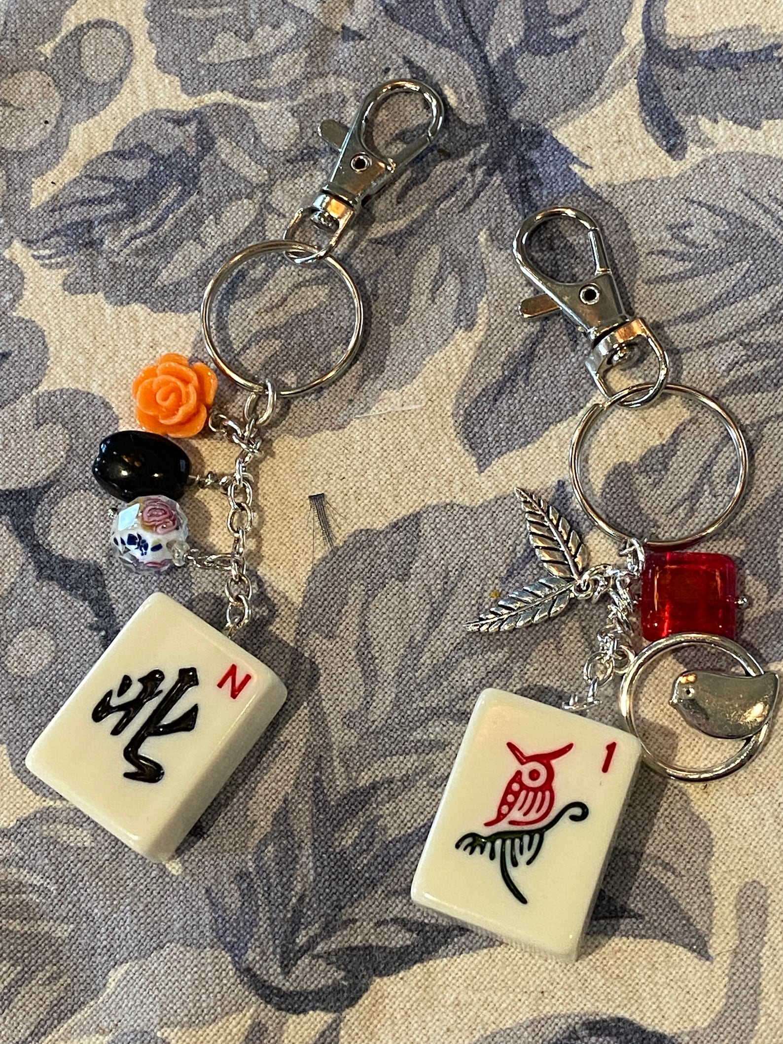 Choose Your Mahjong Keychain Which One Suits You Full Size - Etsy Canada