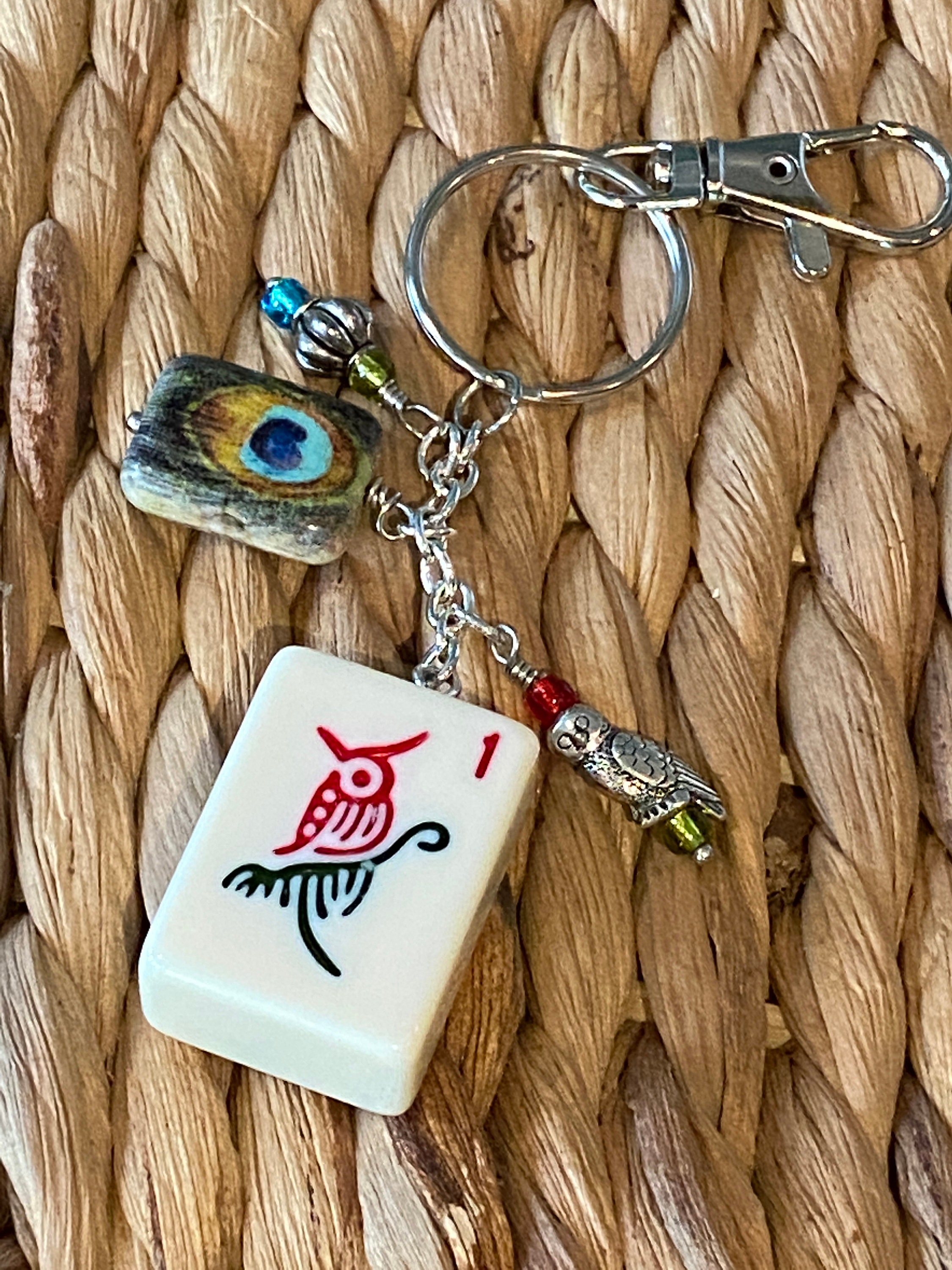 Choose Your Mahjong Keychain Which One Suits You Full Size - Etsy
