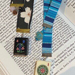 Mahjong Ribbon Bookmarks Choose One or Two or Even All for Gifts These ...