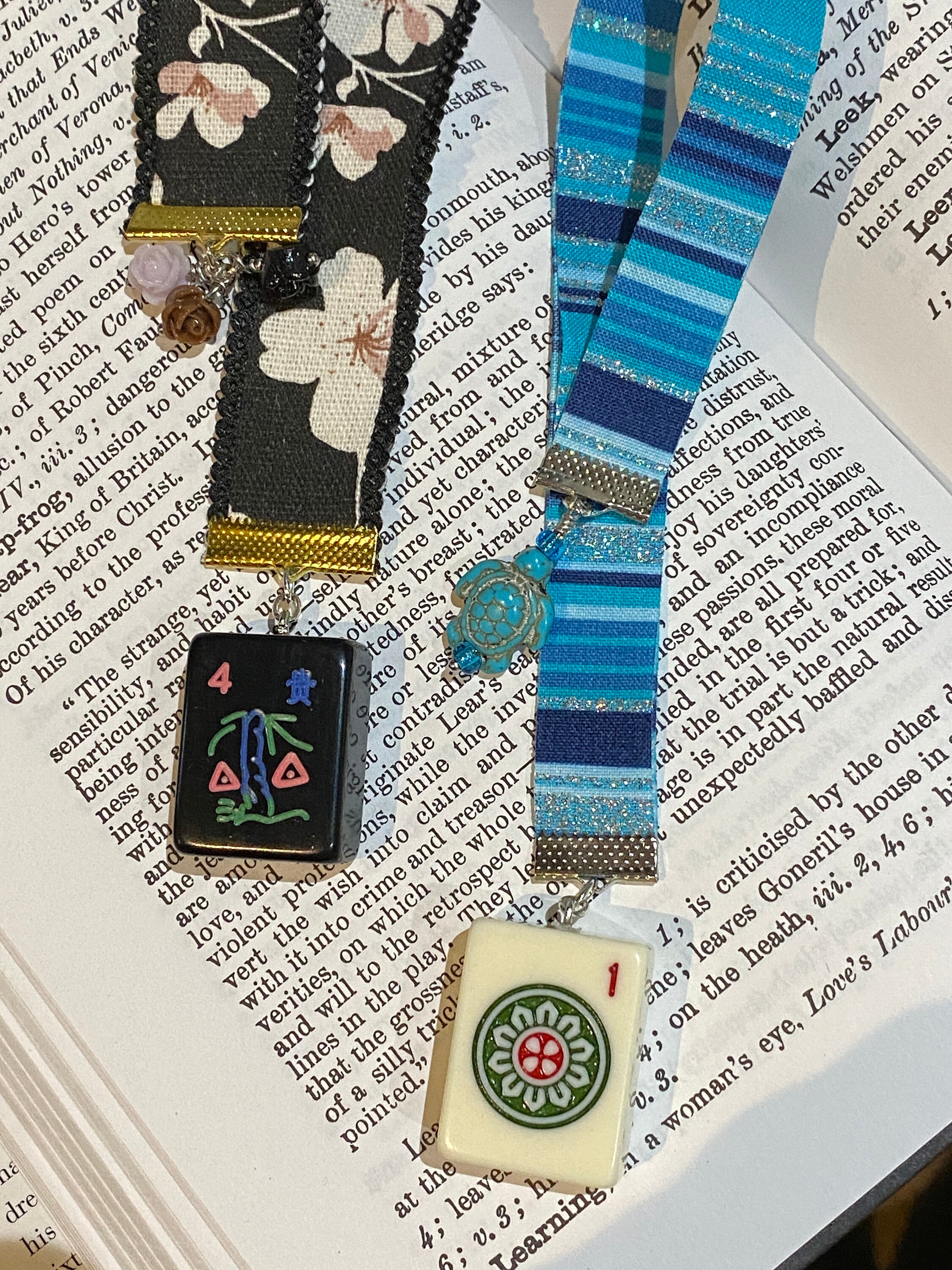 Mahjong Ribbon Bookmarks Choose One or Two or Even All for - Etsy