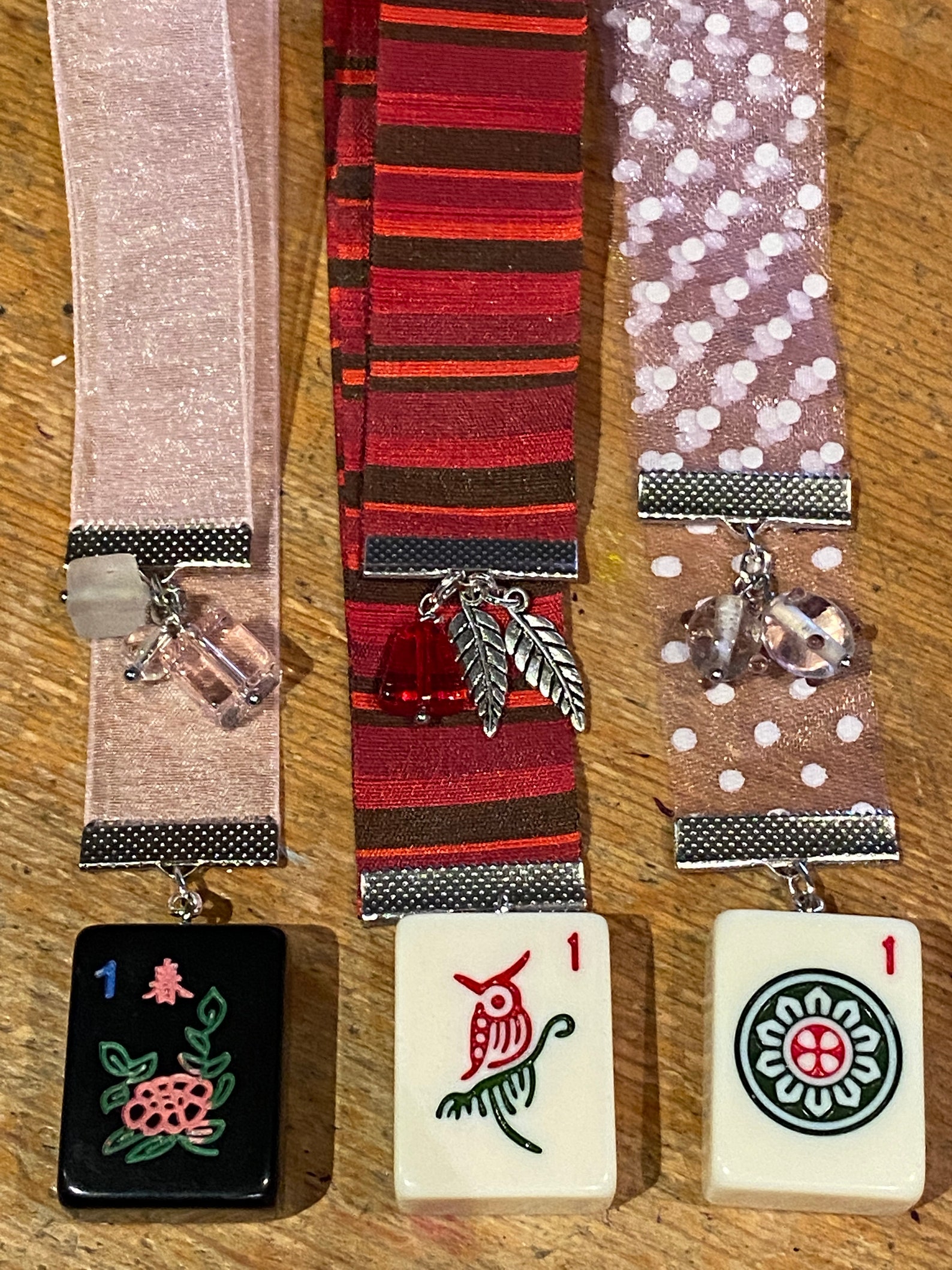 Mahjong Ribbon Bookmarks Choose One or Two or Even All for - Etsy