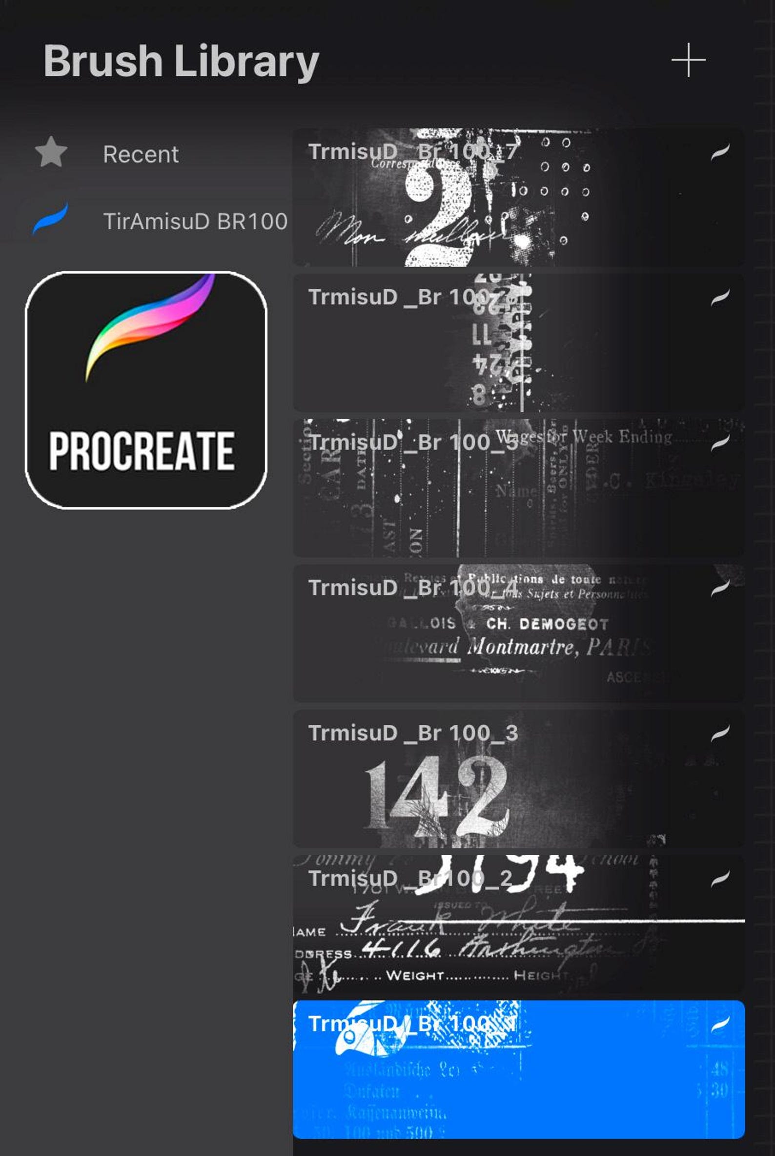 Numbers Digital Clipart & Brush Pack | PNG, Brushset, ABR | Stamps Pack ...