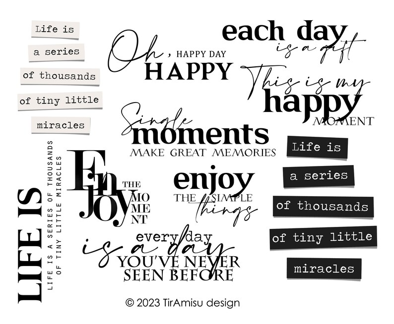 Inspirational Digtal Word Art PNG Clipart| Photoshop Brush ABR ...