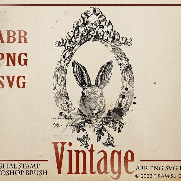 Easter Bunny Stamp - Etsy