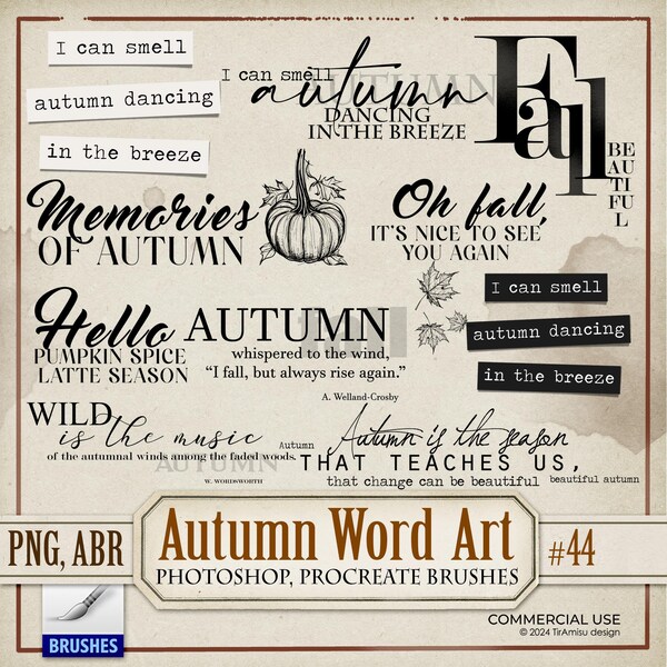 Word Clip Art - Etsy