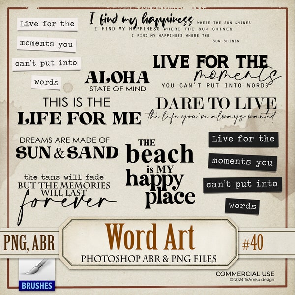 Beach Word Art - Etsy