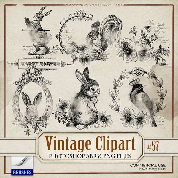 Easter Bunny Stamp - Etsy