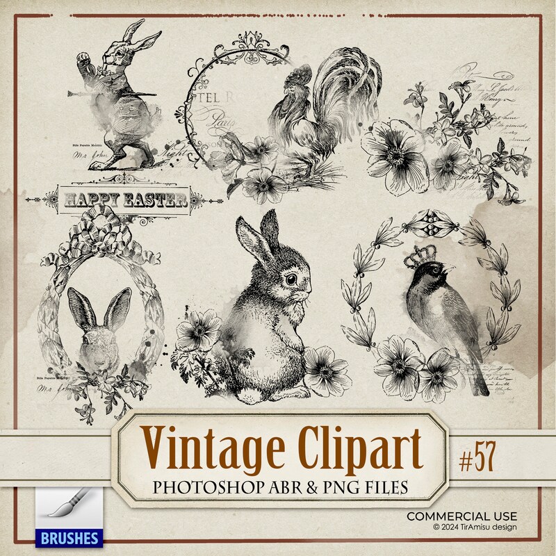 Easter Bunny Stamp - Etsy