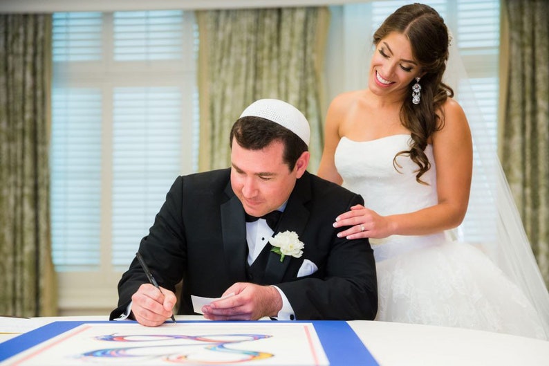 Nava Shoham Infinite Love Ketubah 1800ketubah.com | Etsy