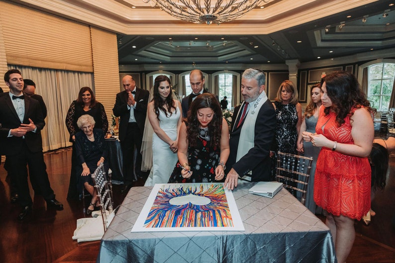 Nava Shoham Gravity of Love Ketubah 1800ketubah.com - Etsy