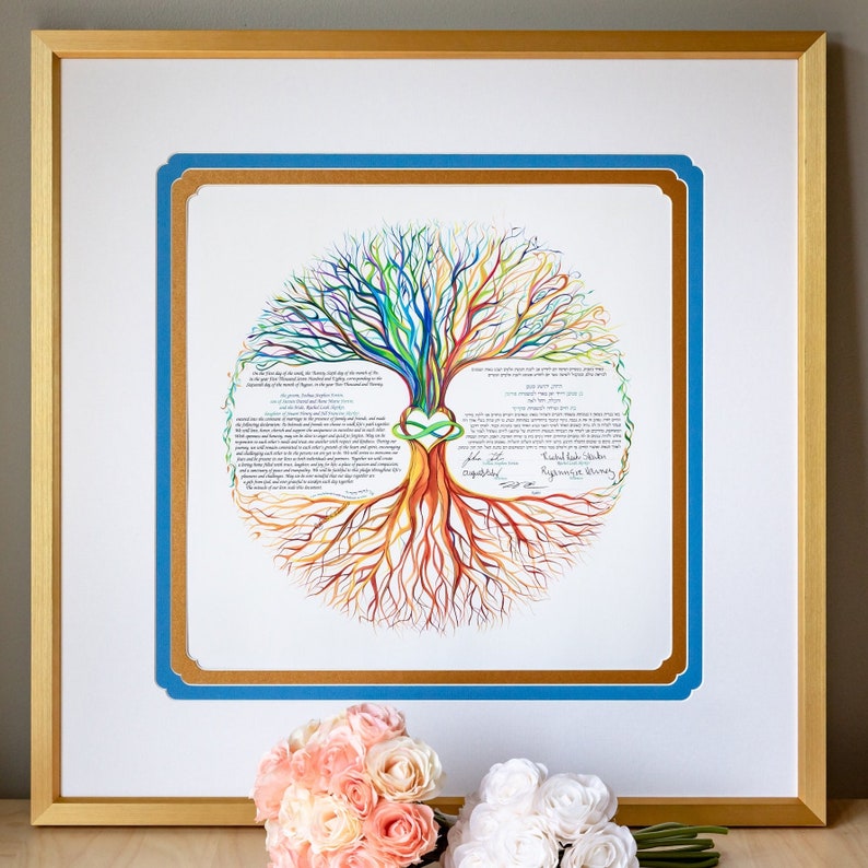 Nava Shoham ~ TREE OF LIFE Ketubah ~1800ketubah.com - Etsy