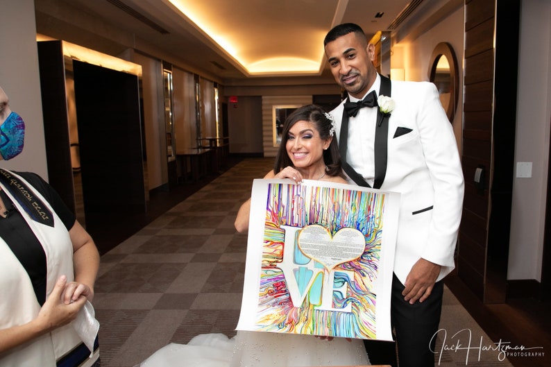 Nava Shoham the Power of Love Ketubah 1800ketubah.com - Etsy