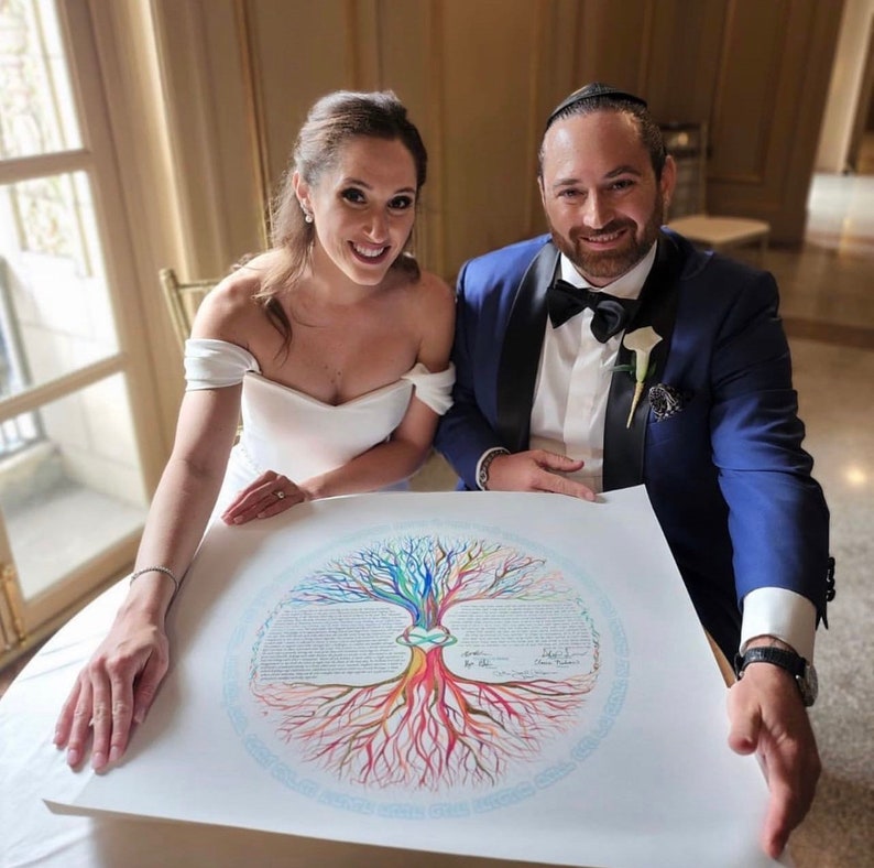 Nava Shoham ~ TREE OF LIFE Ketubah ~1800ketubah.com - Etsy