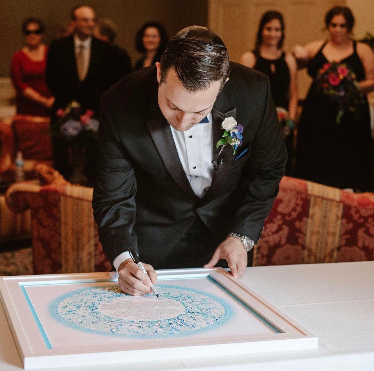 Nava Shoham River of Dreams Ketubah 1800ketubah.com - Etsy