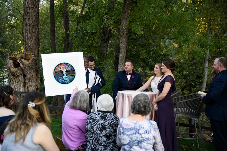 Nava Shoham TREE OF LIFE Eternity Ketubah 1800ketubah.com - Etsy