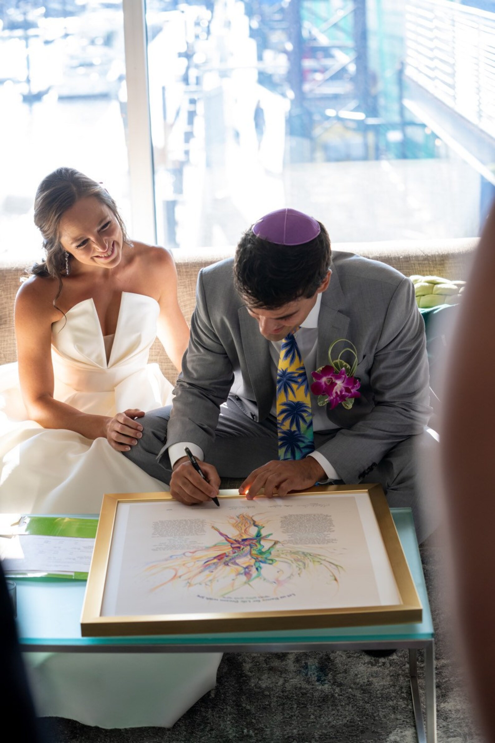 Nava Shoham Let Us Dance for Life Ketubah 1800ketubah.com - Etsy