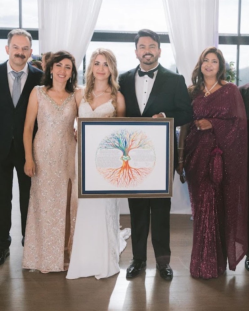 Nava Shoham ~ TREE OF LIFE Ketubah ~1800ketubah.com - Etsy